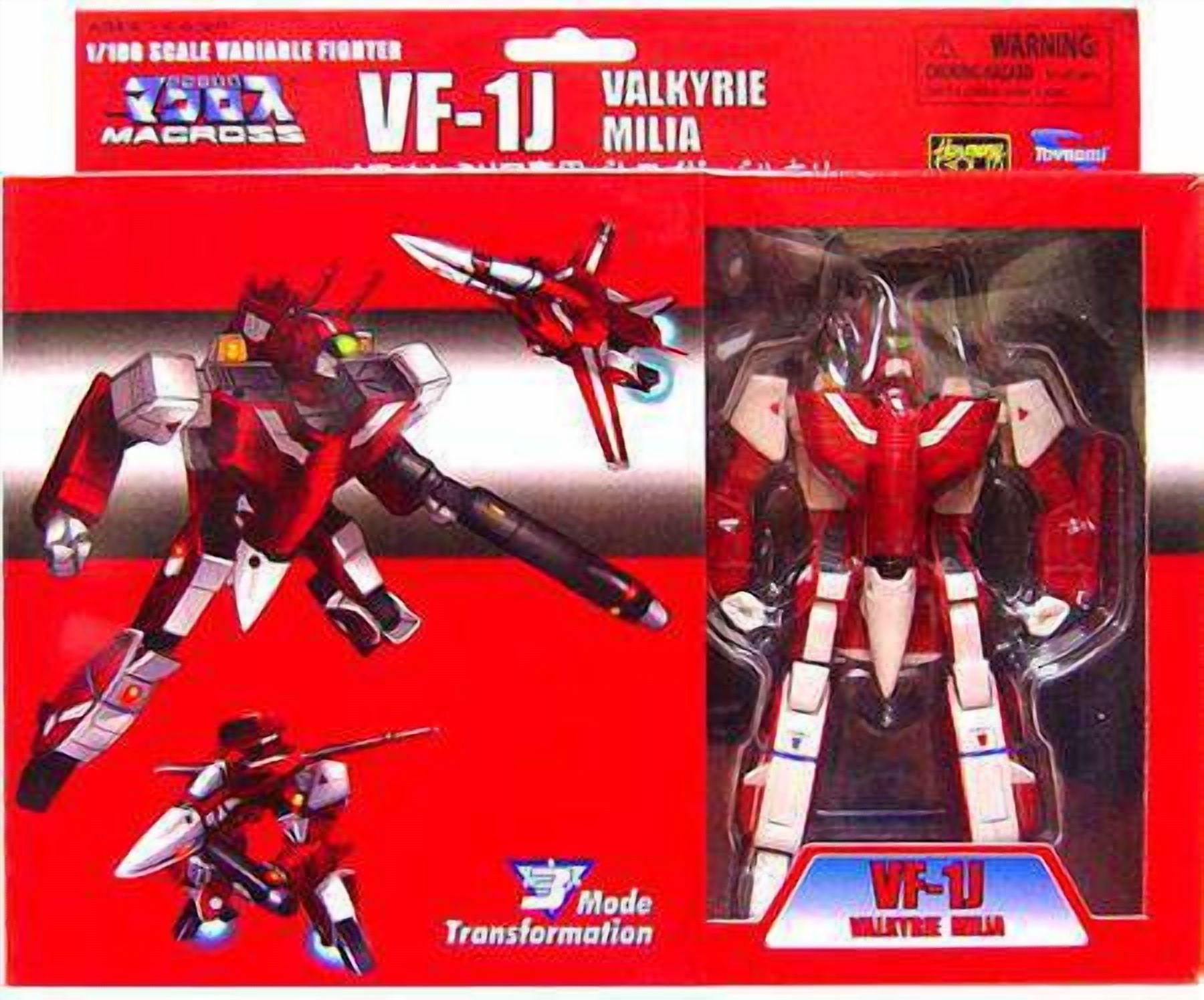 Macross Transformable Series 2 Veritech Milia's VF-1J Valkyrie Action ...
