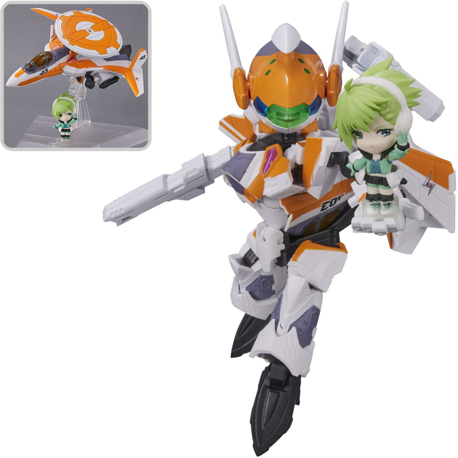 Macross VF-31E Siegfried and Reina Tiny Session Figure Set - Walmart.com