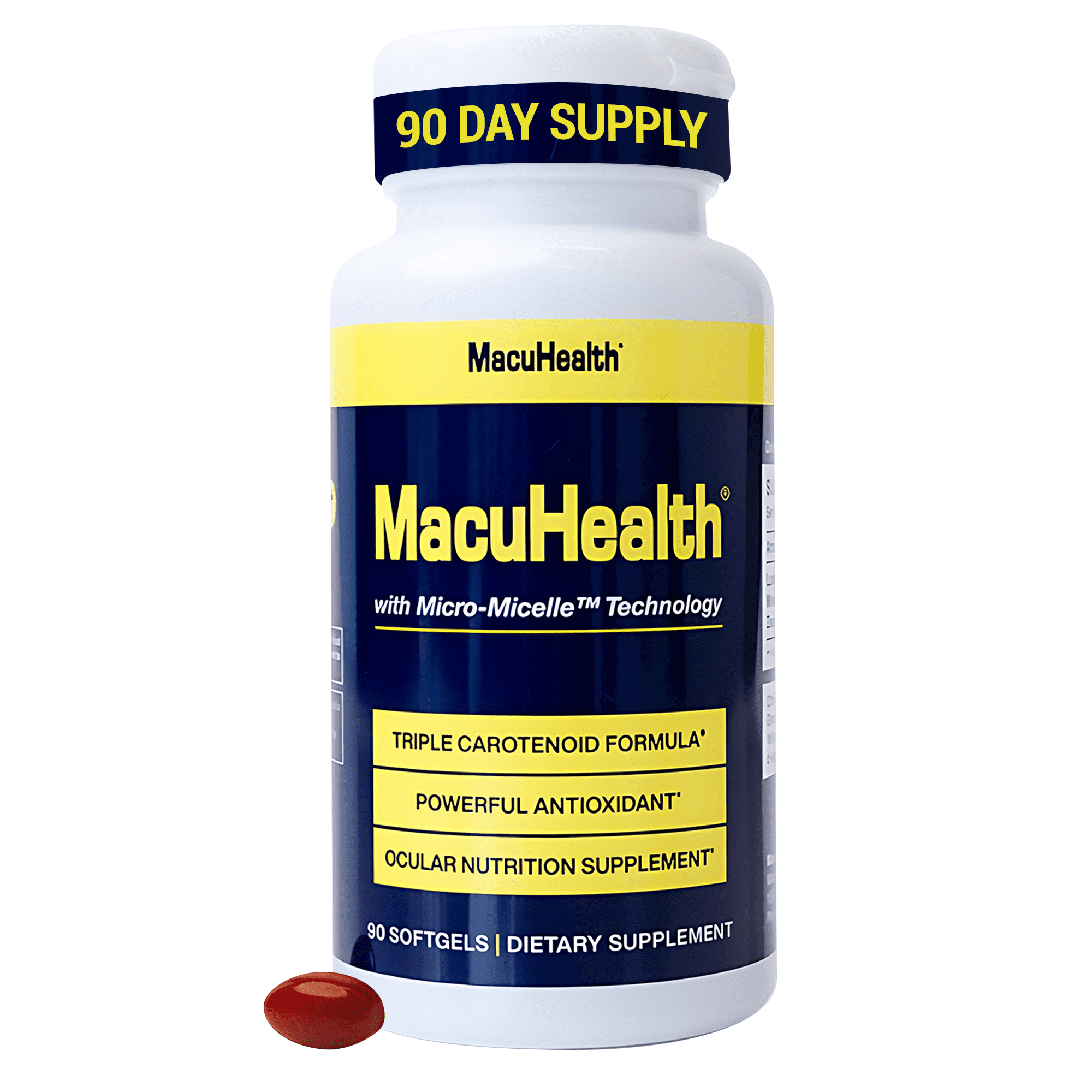 MacuHealth Eye Vitamins - Triple Carotenoid, Vision Support, 90 ...