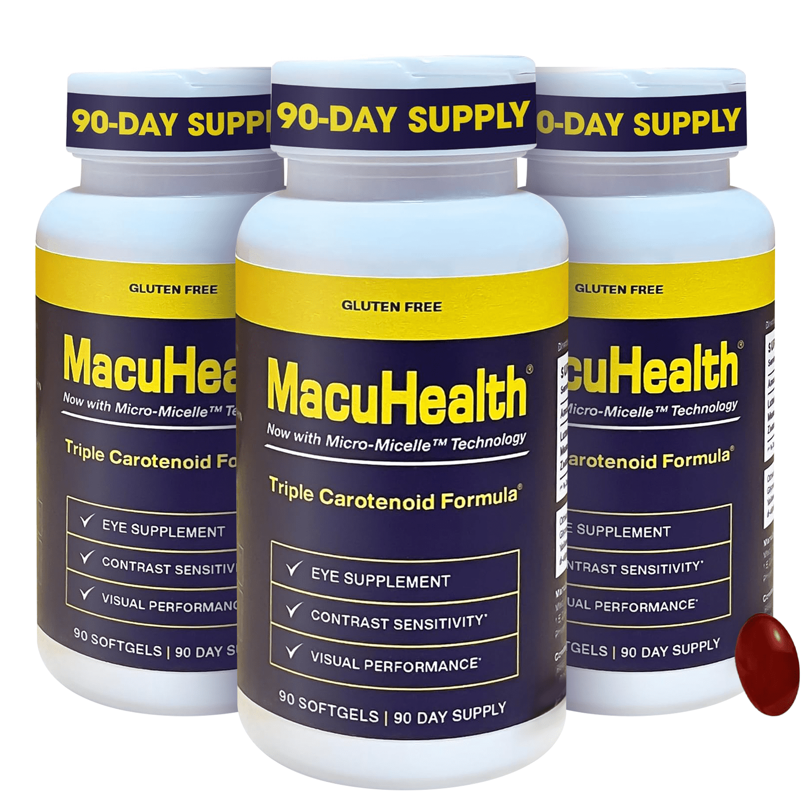 Macuhe丶alth Triple Carote丶noid Form丶ula - _Eye_Vitamins_ for Adults ...