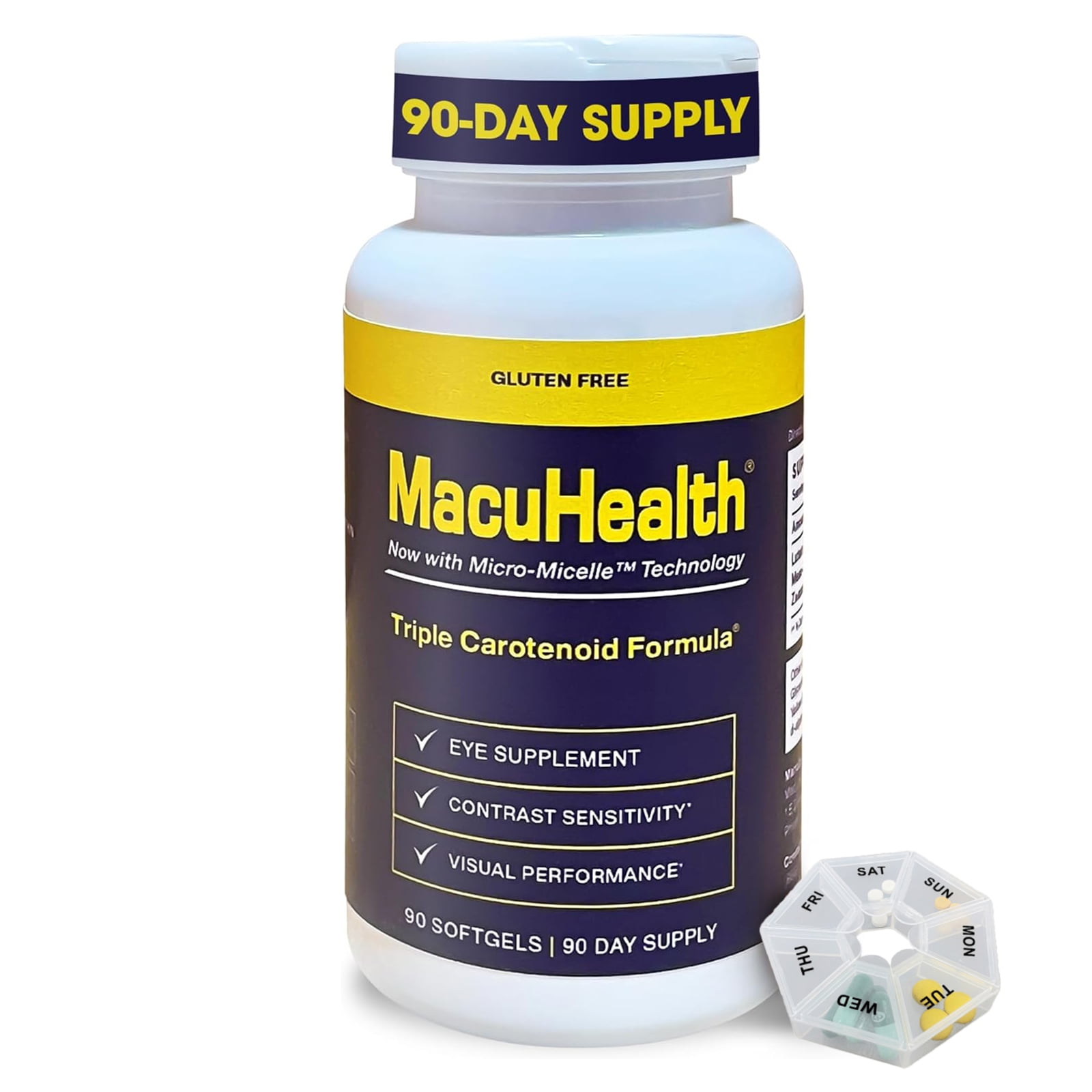 Macuhe丶alth Triple Carote丶noid Form丶ula - _Eye_Vitamins_ for Adults ...
