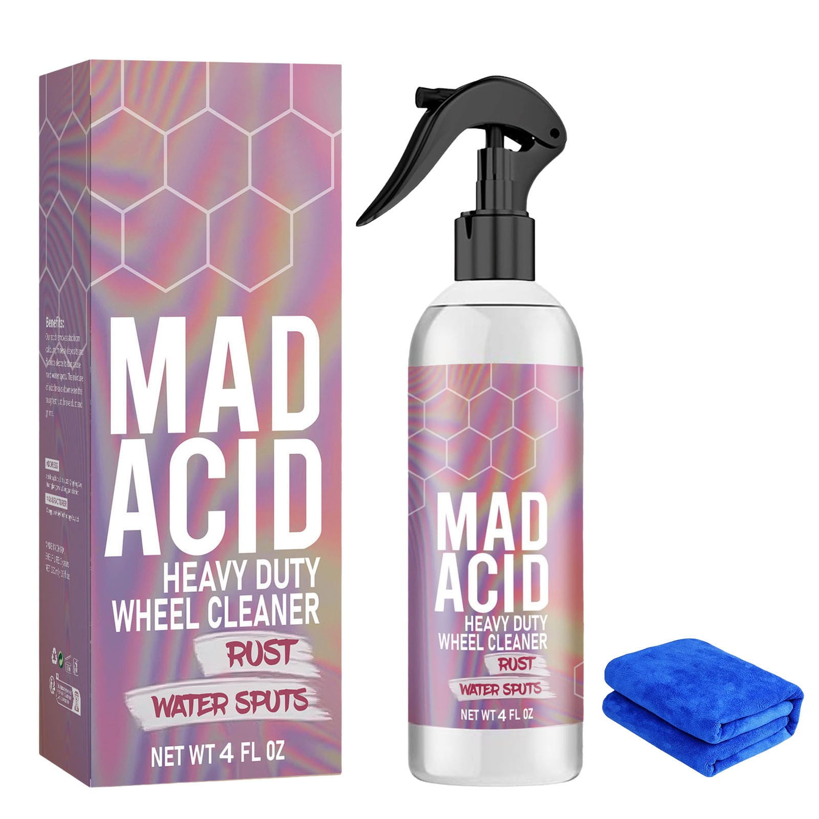 Mad Acid Glass Cleaner, Mad Acid Heavy Duty Wheel Cleaner Mads Water ...