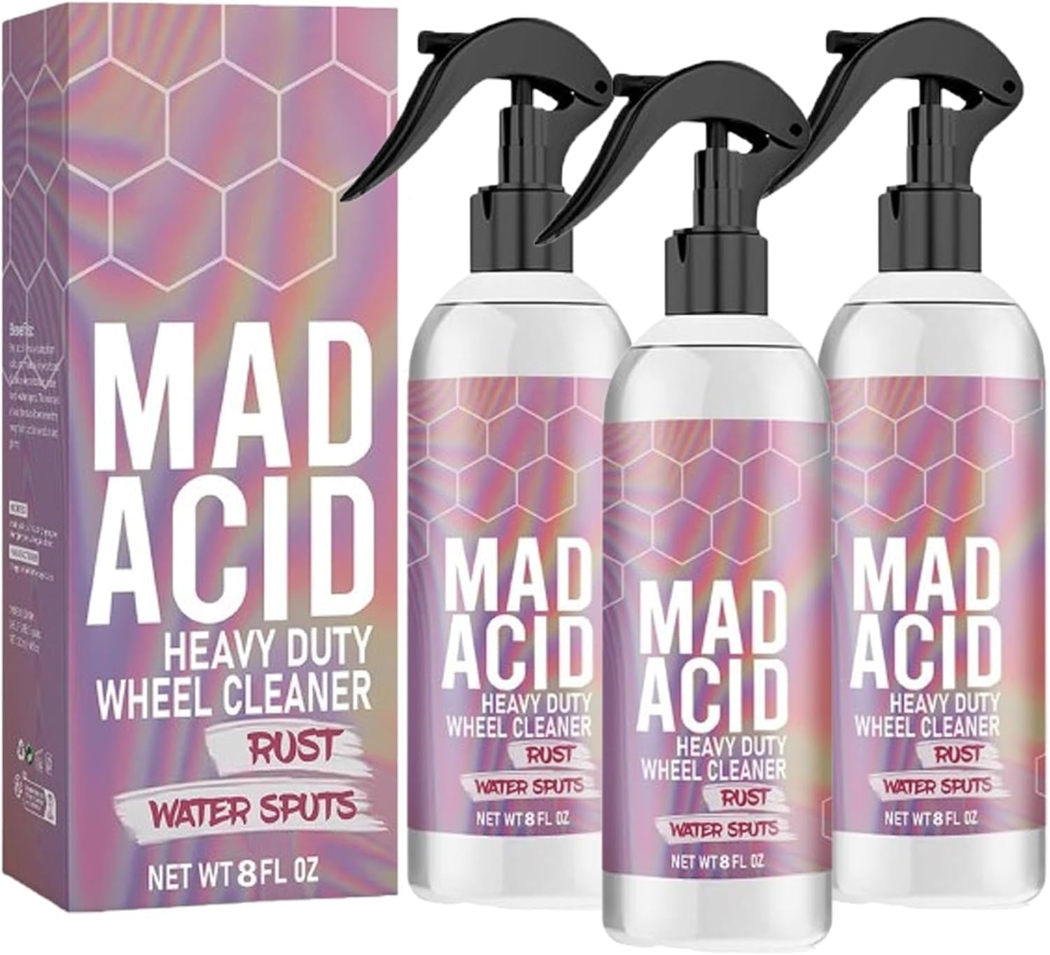 Mad Acid Glass Cleaner – Streak-Free Formula for Windows, Mirrors, and ...