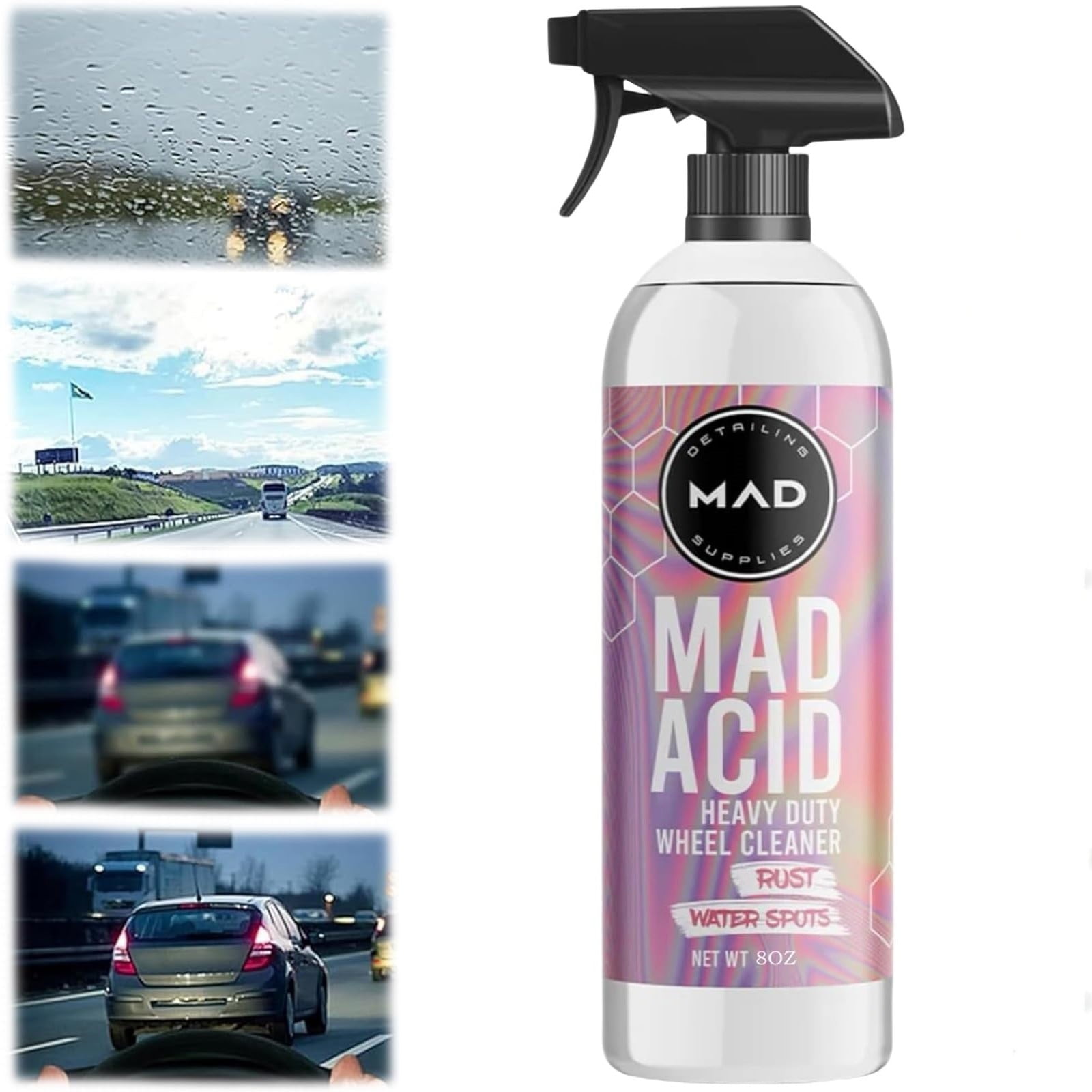 Mad Acid Glass Cleaner – Streak-Free Formula for Windows, Mirrors, and ...