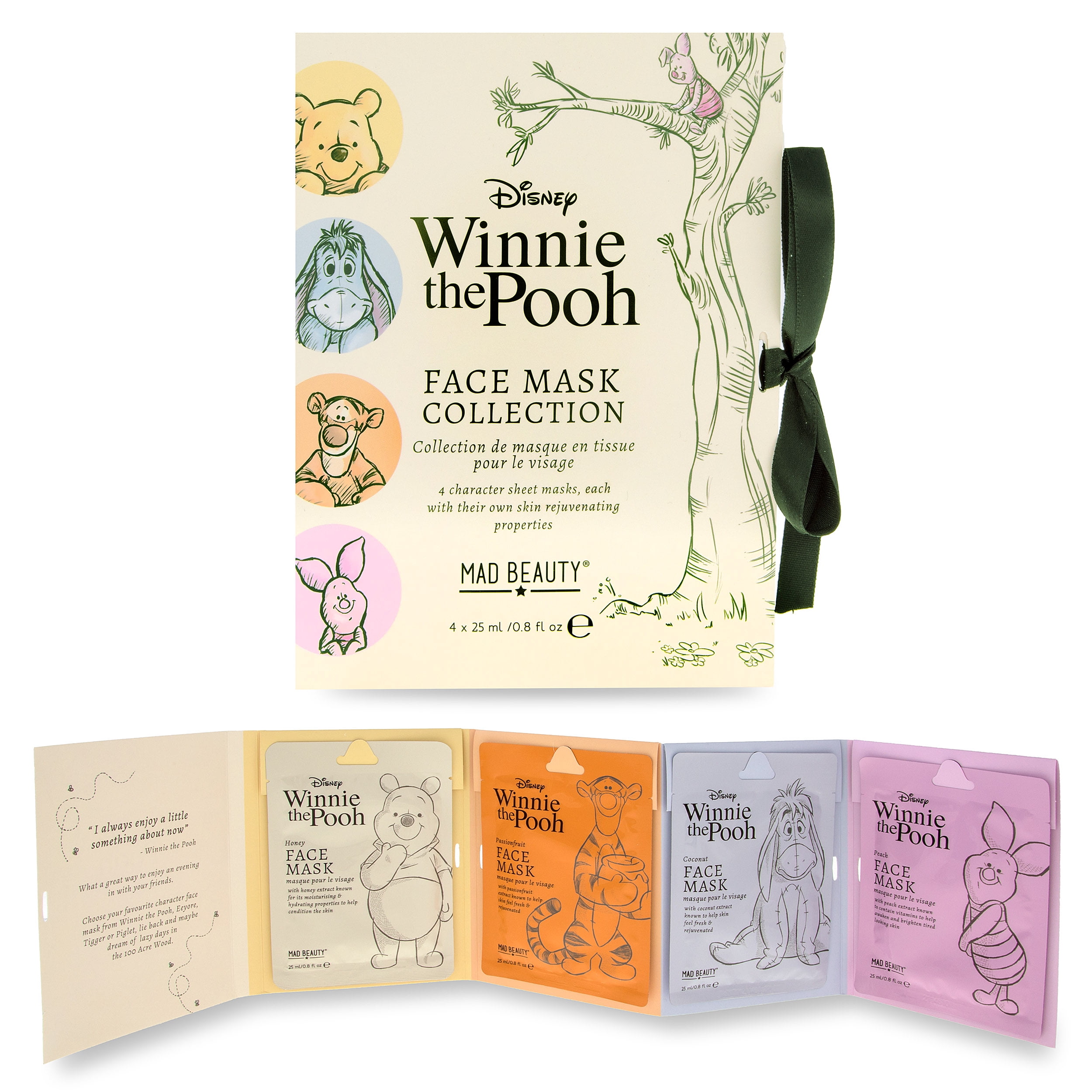 Mad Beauty Disney Winnie The Pooh Sheet Mask Collection - Walmart.com