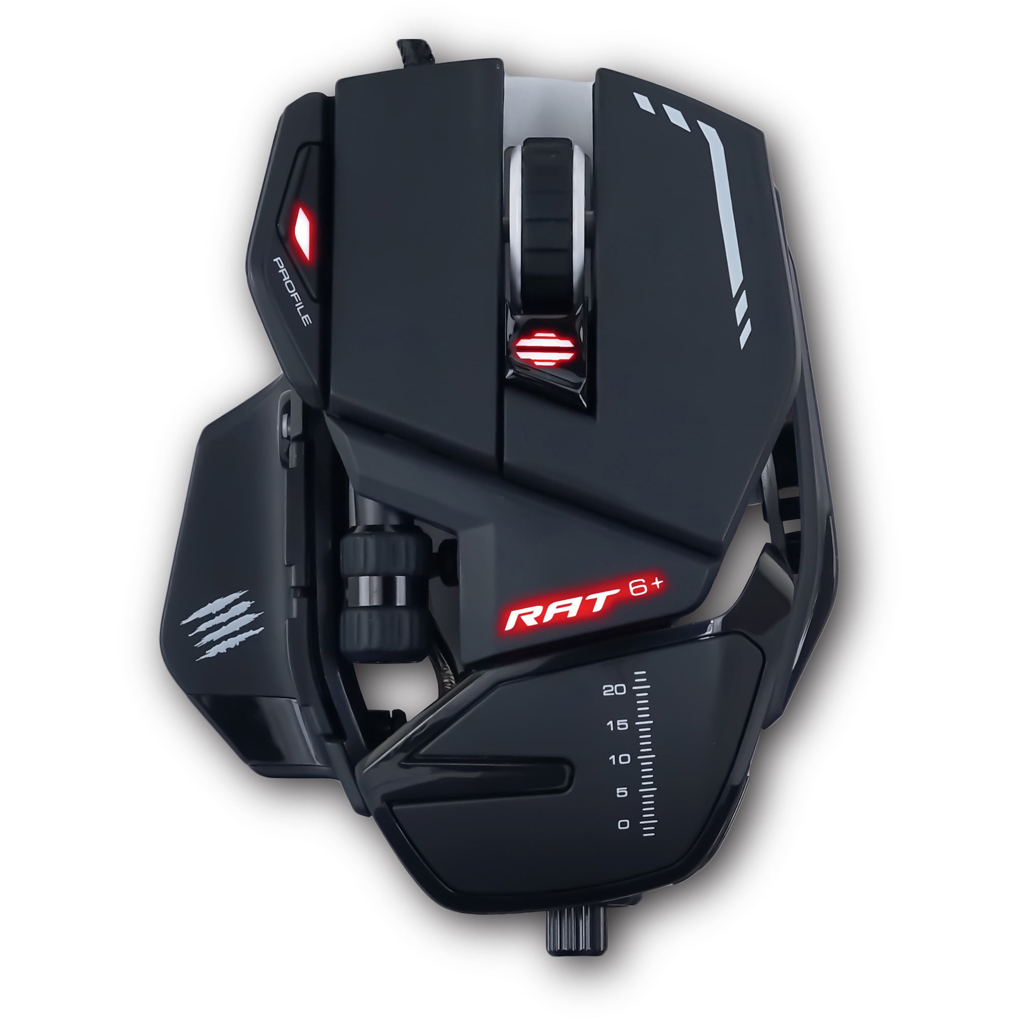 Mad Catz, MDCMR04DCAMBL00, The Authentic R.A.T. 6+ Optical Gaming Mouse ...