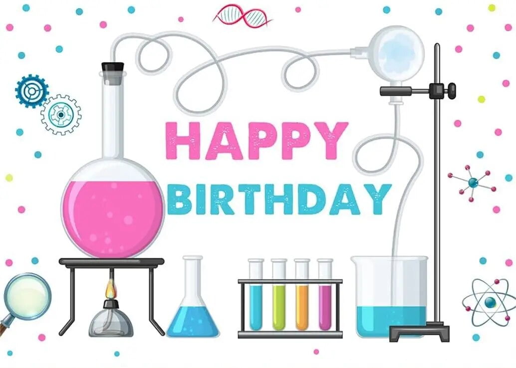 Mad Chemistry Course Classroom Science Laboratory Theme Chalkboard ...