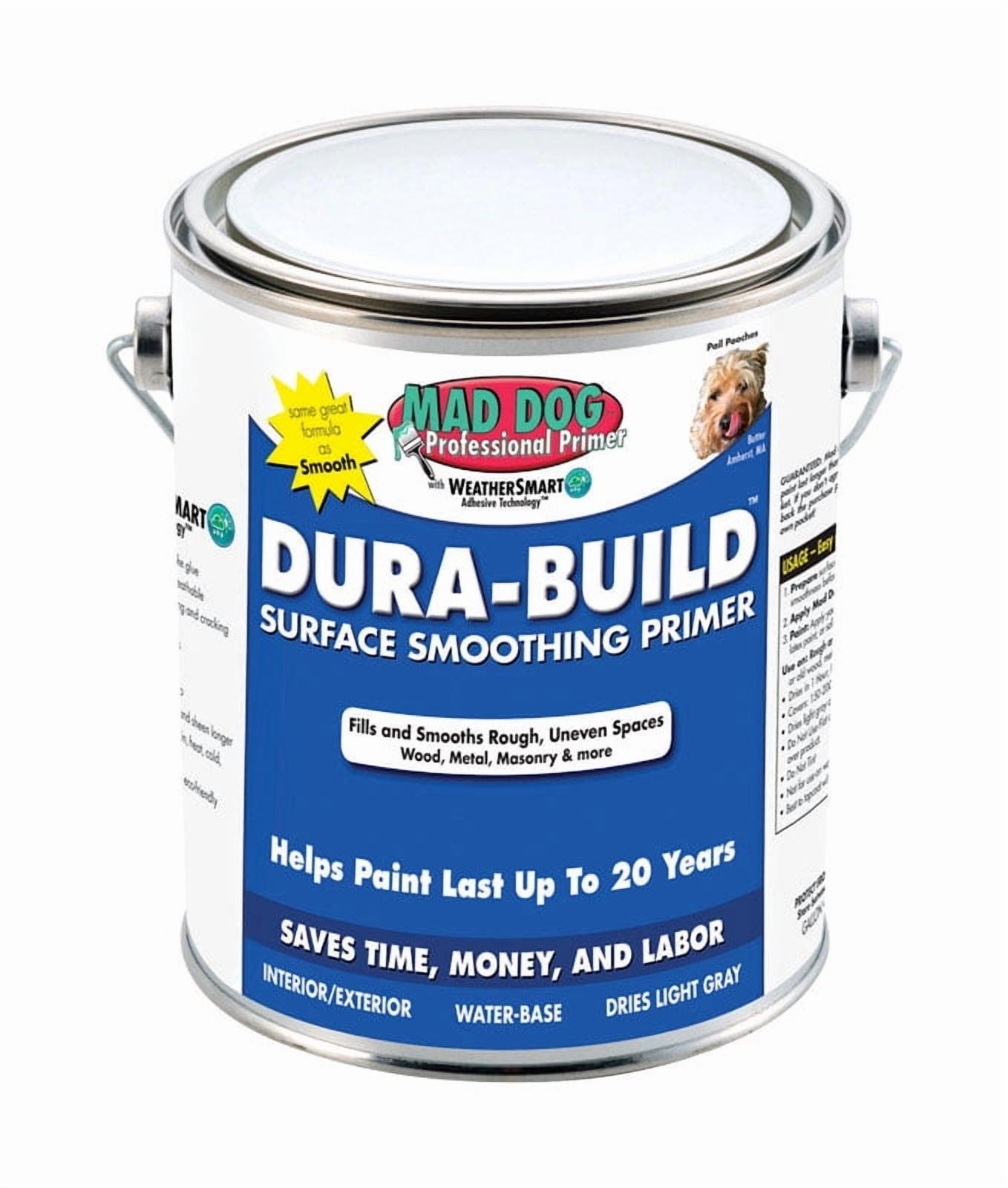 Mad Dog Paint MDPSM-100 High-Build Surface Smoothing Primer, Light Gray ...