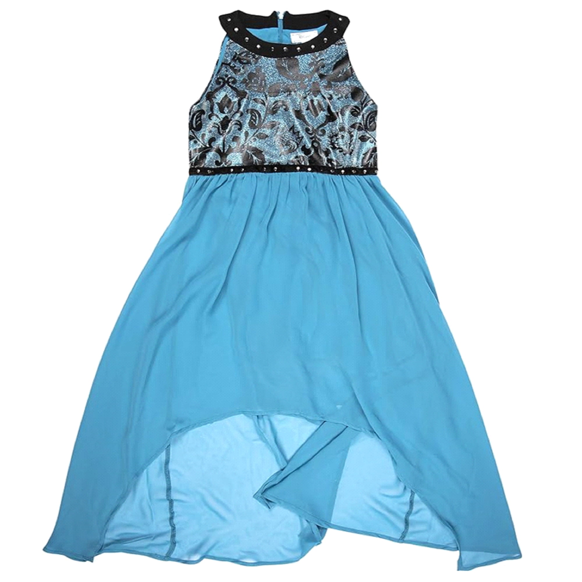 Mad Engine Disney Descendants 3 Big Girl's Black/Teal Princess Dress ...