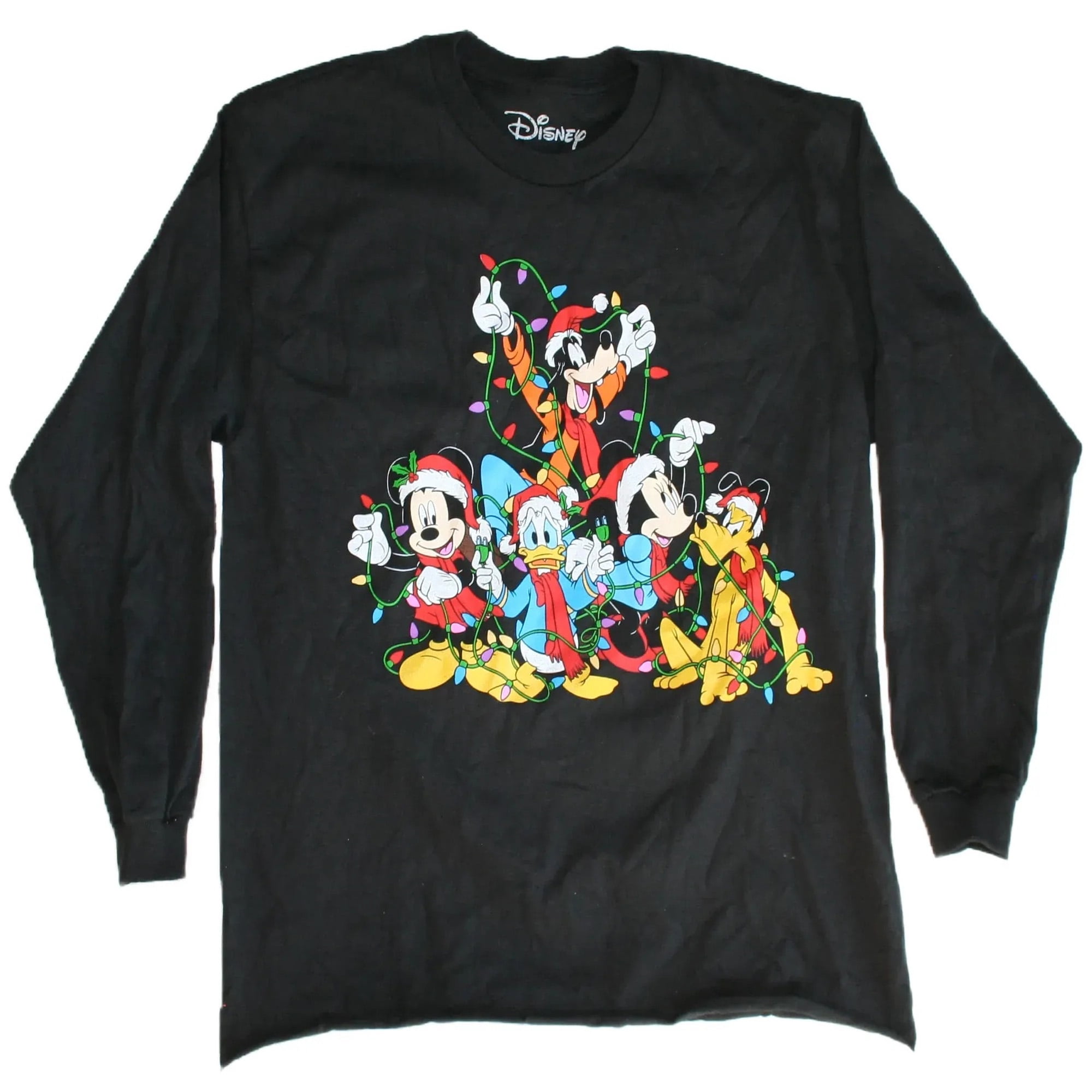 Mad Engine Disney Mickey & Friends Christmas Graphic Print T-Shirt ...