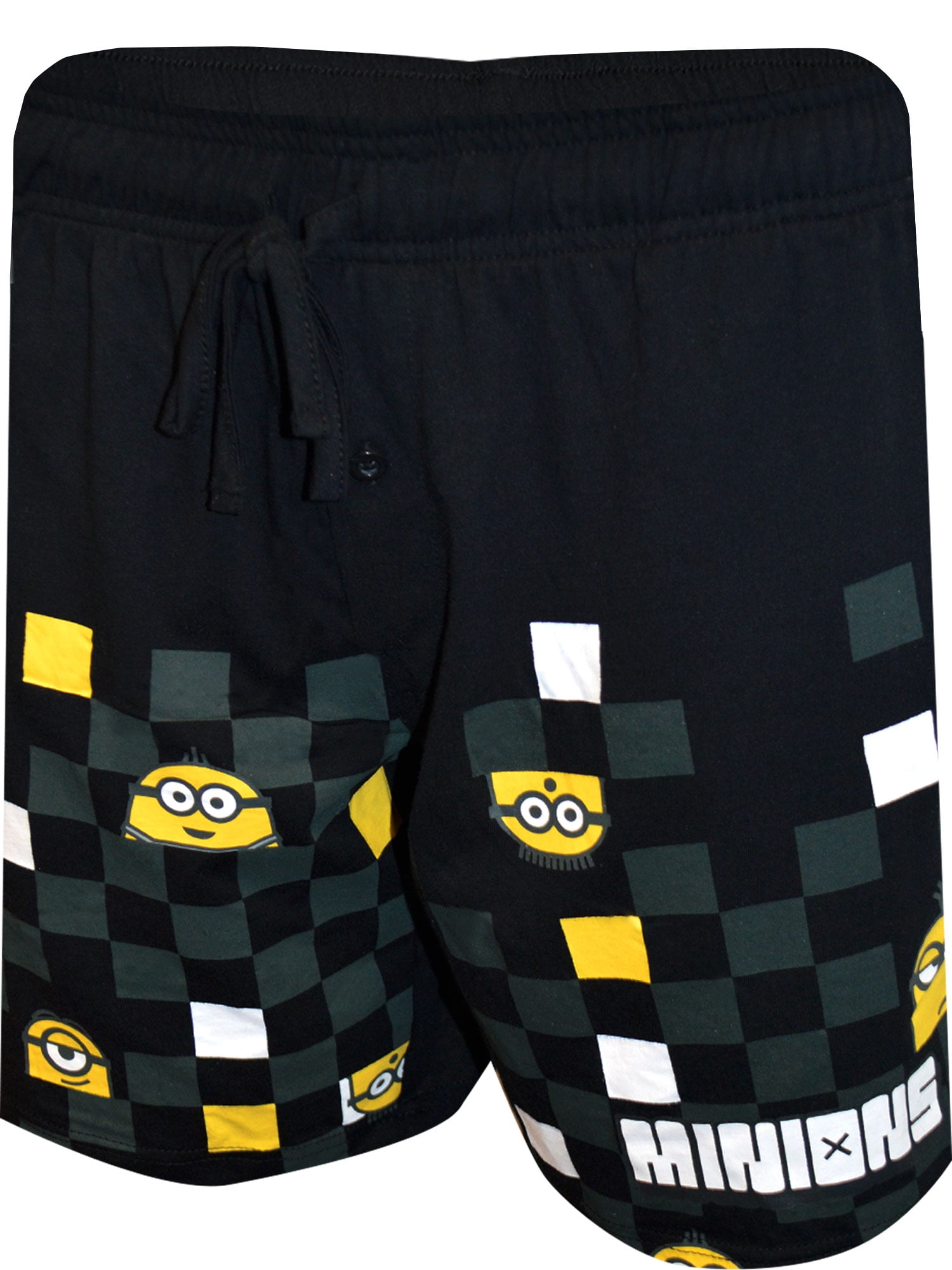 Mad Engine Mens Despicable Me Minion Cotton Lounge Shorts (Large ...