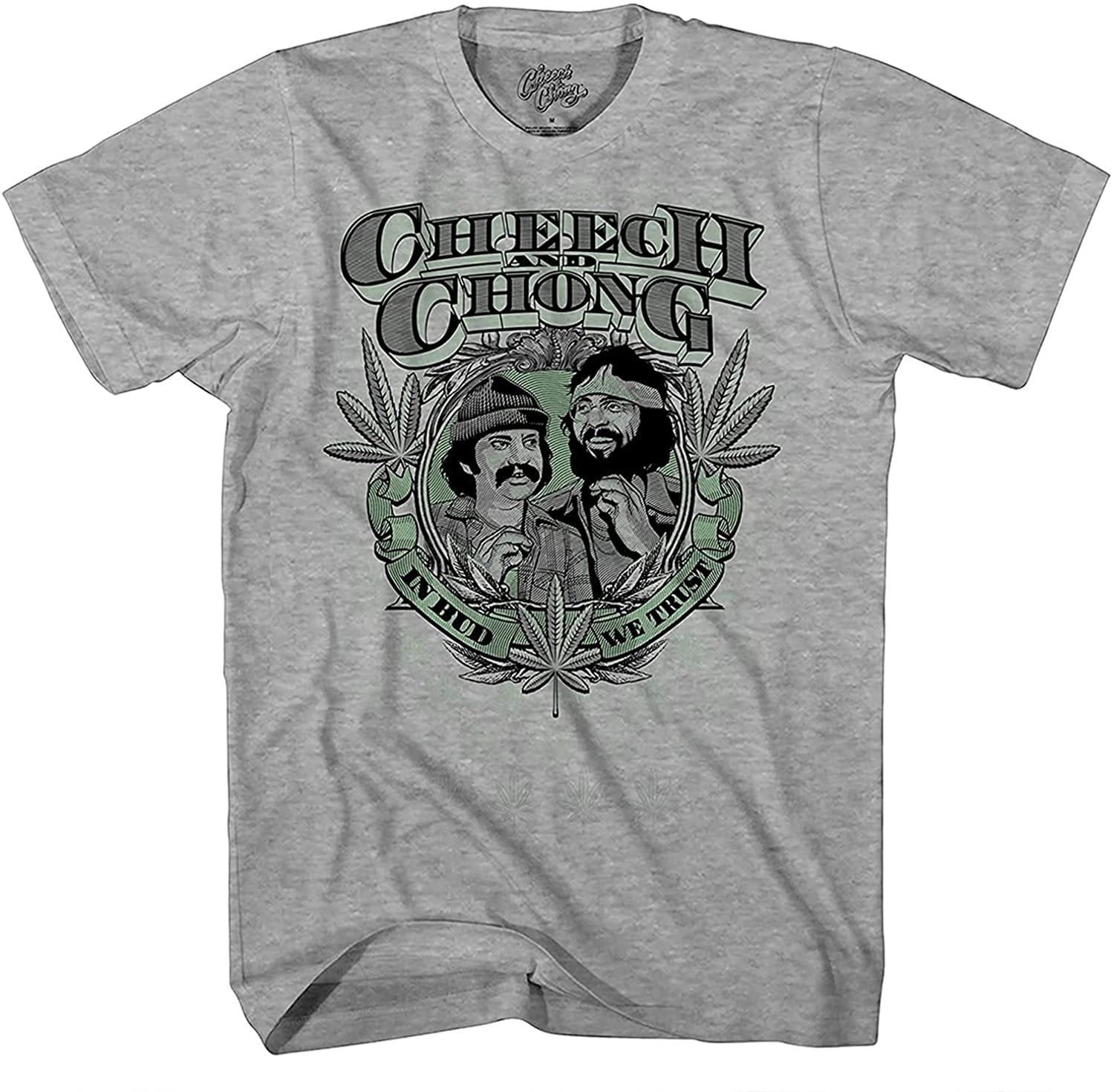 Mad Engine Mens Shirt, Classic Cheech and Chong Shirt Heather Grey – S ...