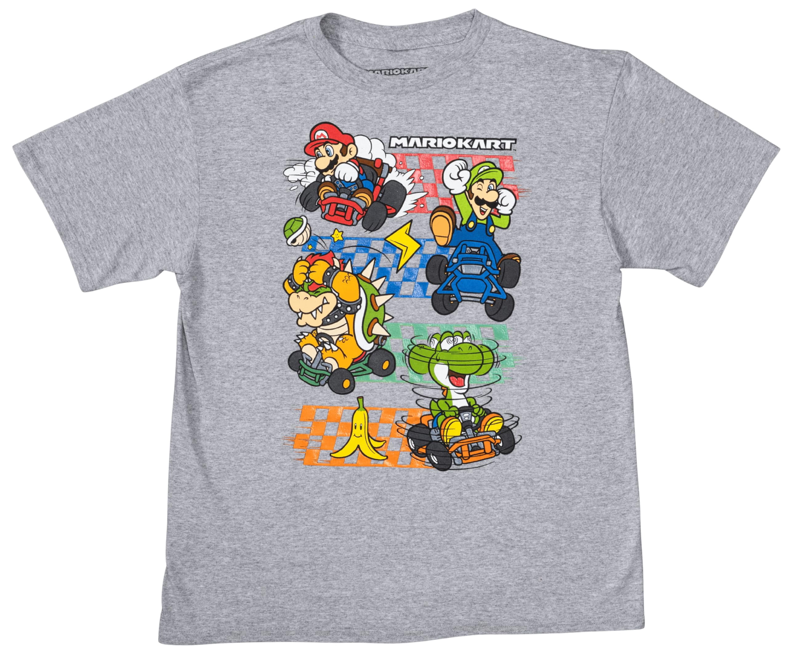 Mad Engine Super Mario Boys T-Shirt - Officially Licensed Graphic Tee ...
