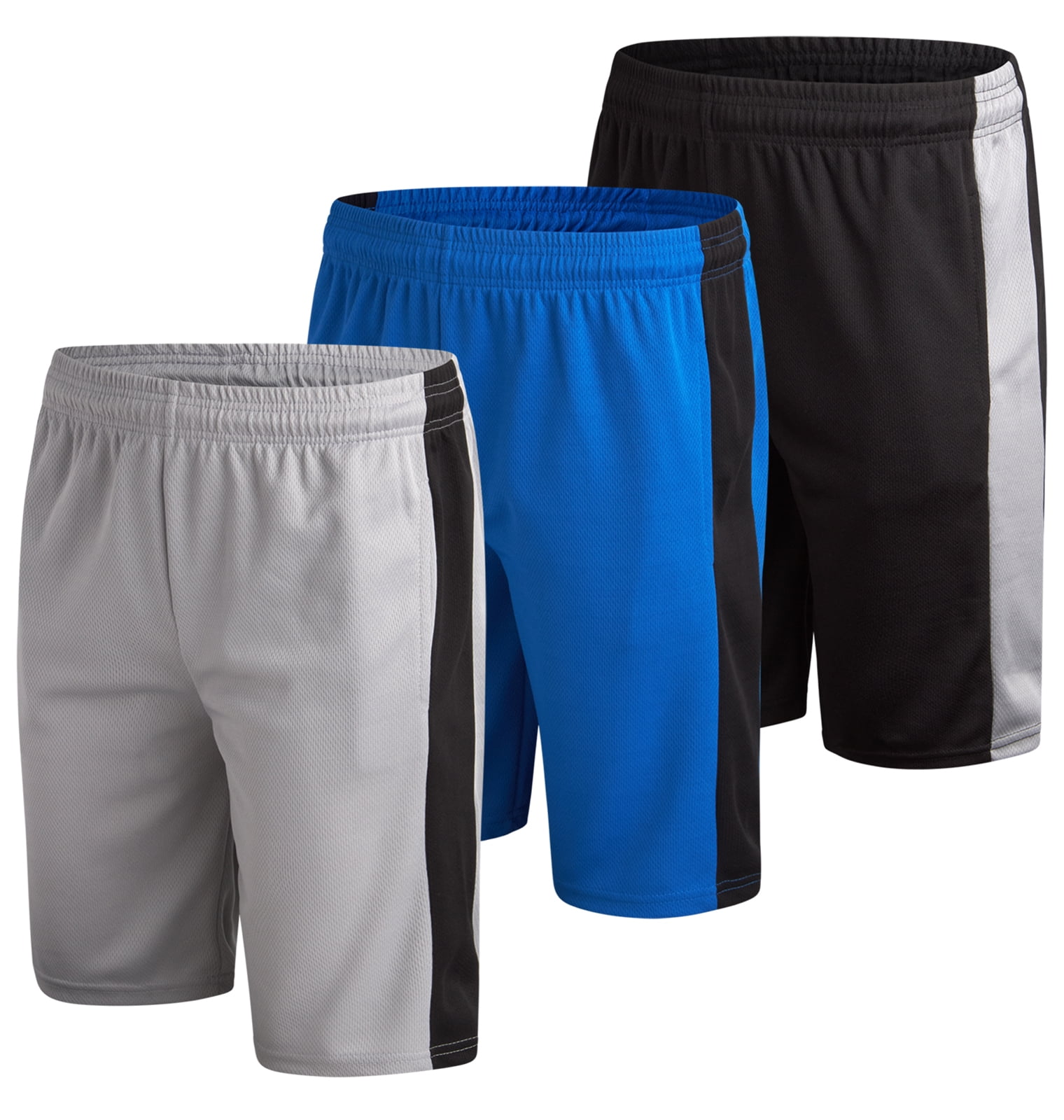 Mad Game Men's Active Shorts, 3 Pack Basketball Gym Shorts, Quick Dry ...