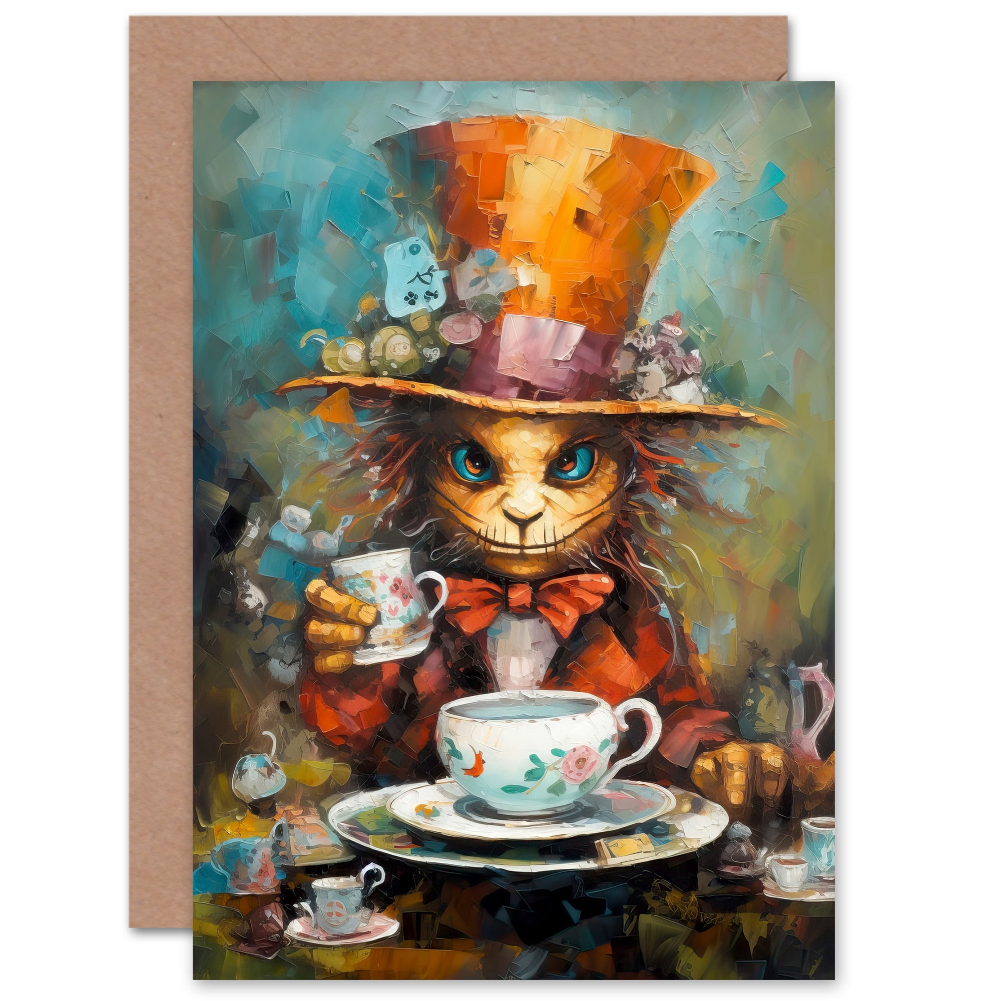Mad Hatter Animal Tea Party Fantasy Portrait for Him or Her Man Woman ...