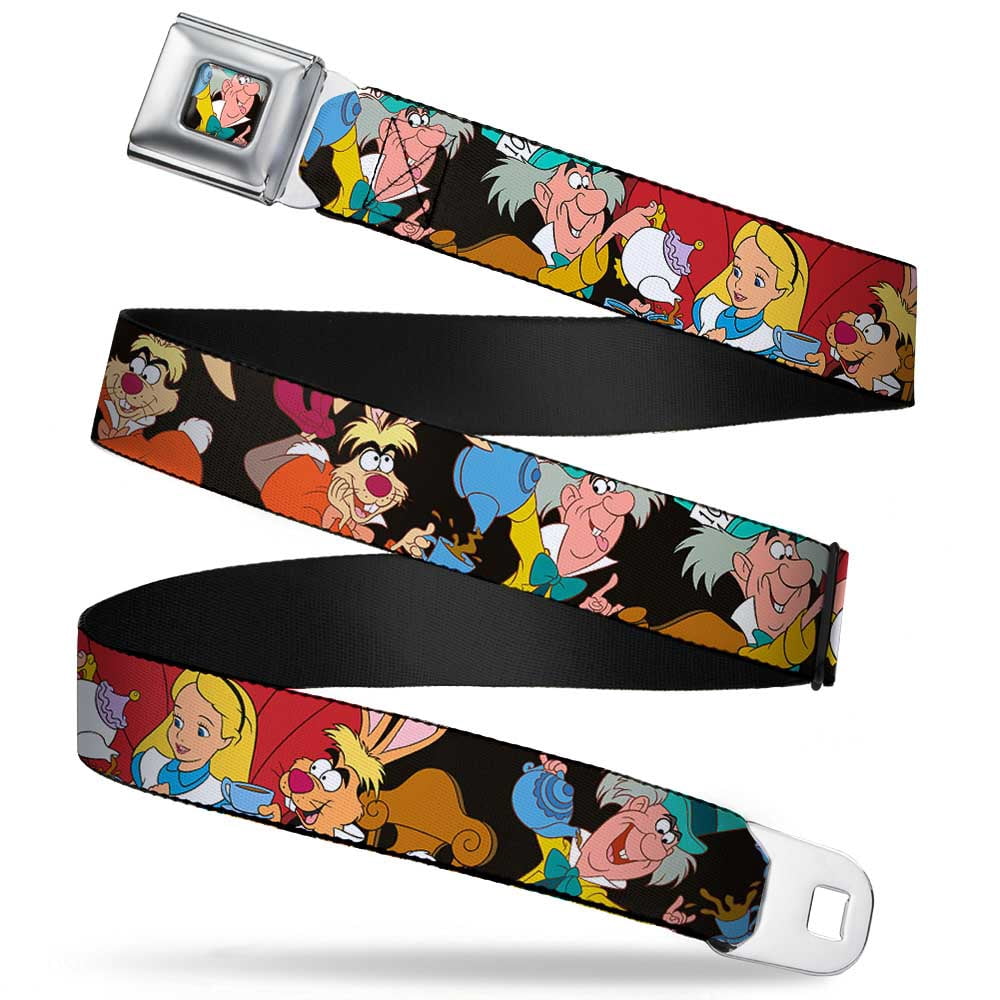 Disney Belt, Seatbelt Buckle Belt, Mad Hatters Tea Party Poses, Youth ...