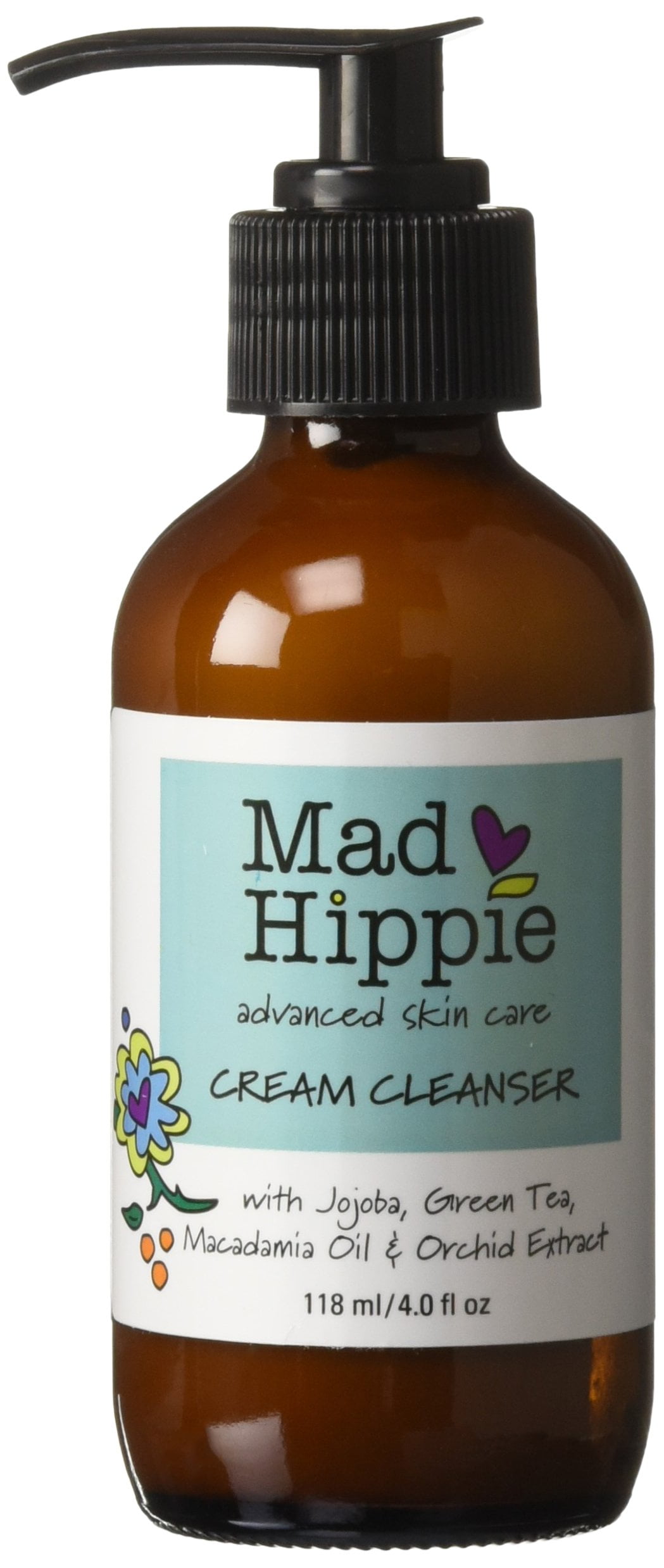 Mad Hippie Cream Cleanser - Hydrating Facial Cleanser with Jojoba Oil, Green Tea, Orchid Extract ...