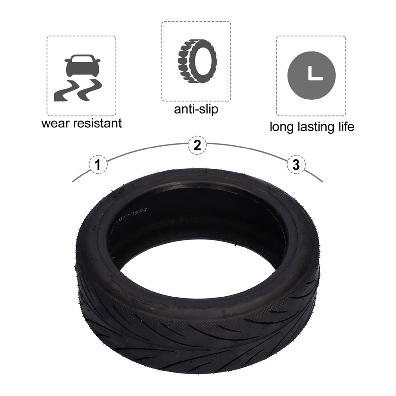 Mad Hornets 60/70-6.5 Electric Scooter Tire Tubeless Thickened Tyre For ...