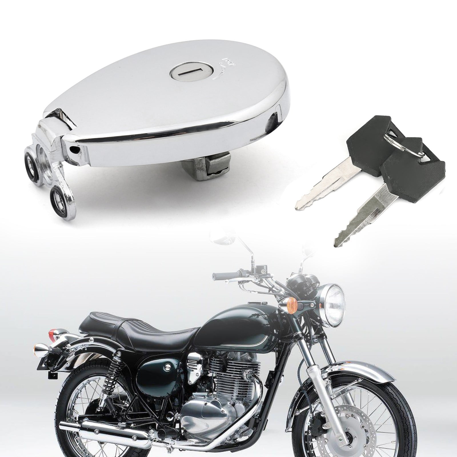 Mad Hornets Fuel Gas Tank Cap + Keys For Kawasaki ZR1100 BJ250 VN1500 ...