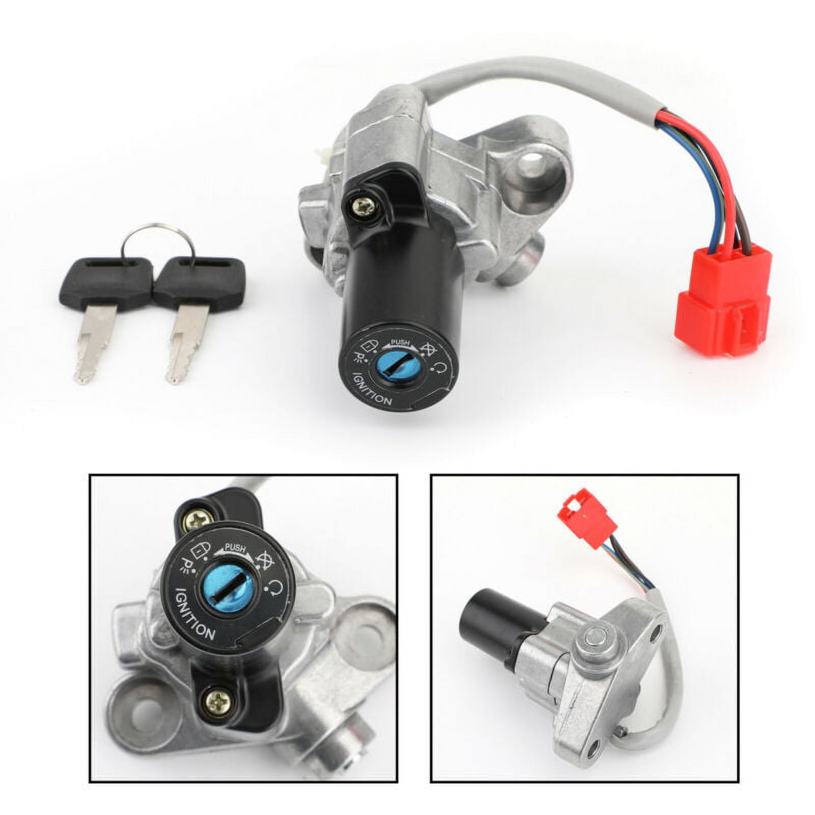 Mad Hornets Ignition Switch Lock&Keys For Yamaha V-STAR VSTAR 650 1100 ...