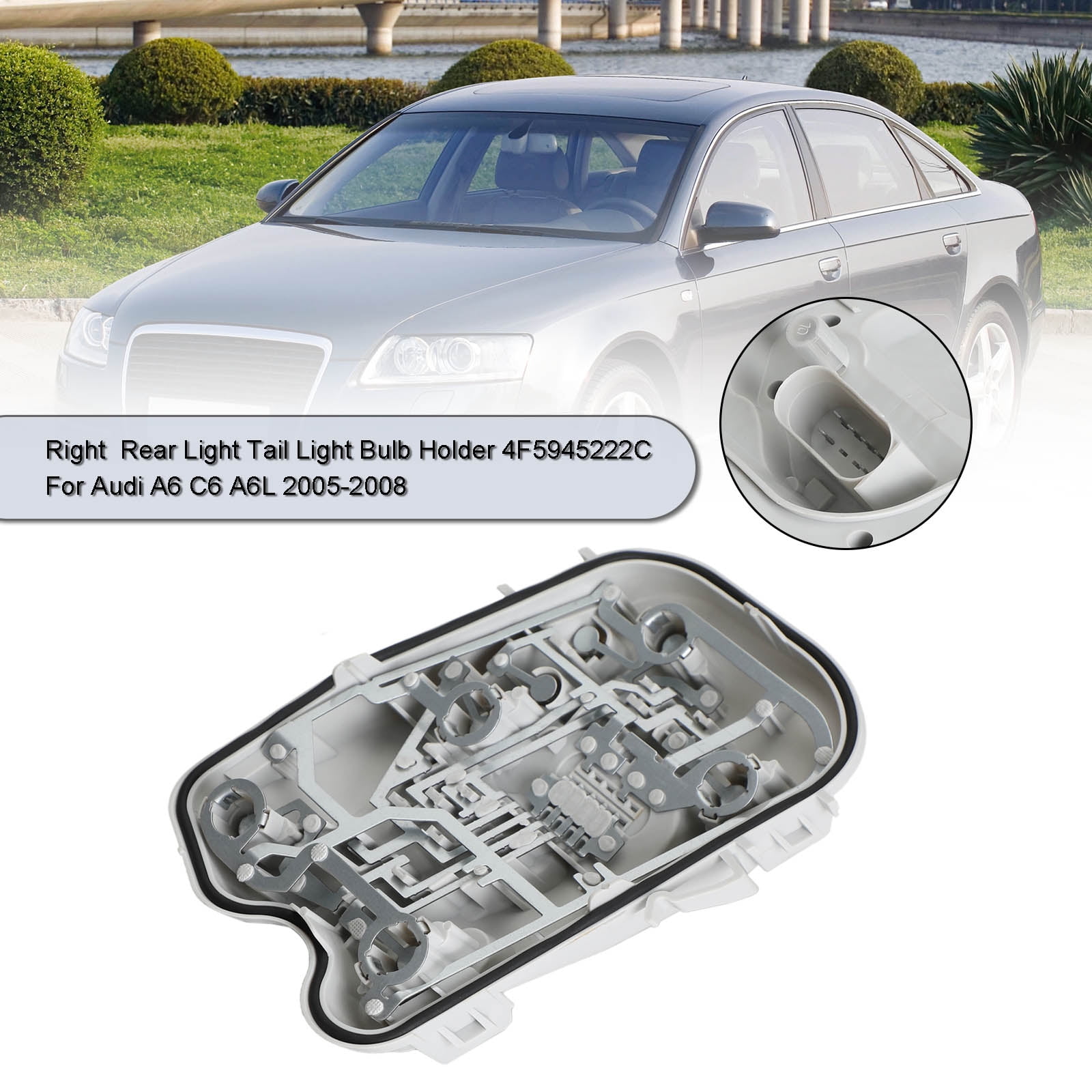 Mad Hornets Right Rear Light Tail Light Bulb Holder 4F5945222C For Audi ...