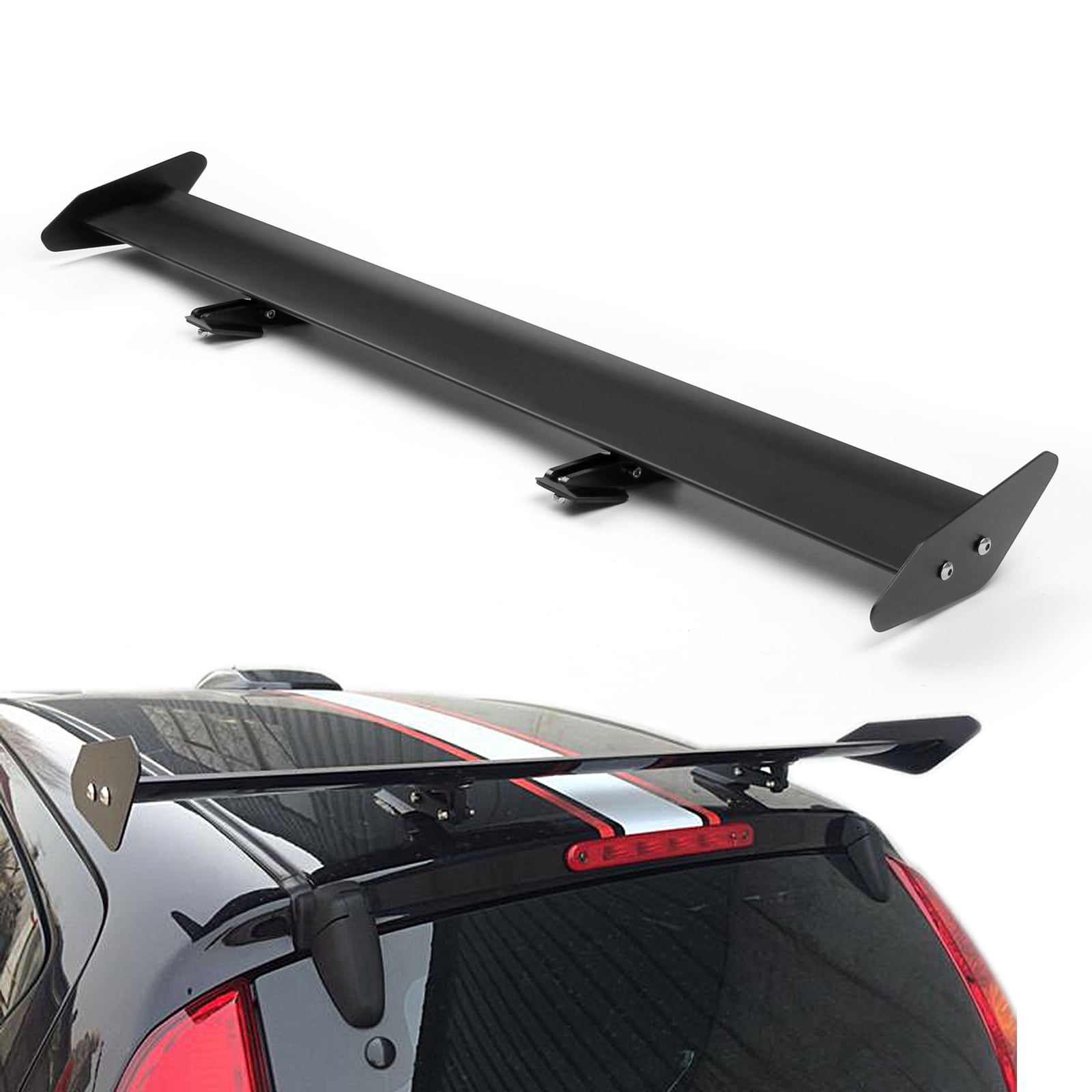 Mad Hornets Universal Hatch Adjustable Aluminum GT Rear Trunk Wing ...