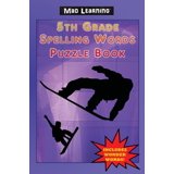 Mad Learning: 5th Grade Spelling Words Puzzle Book, (Paperback ...
