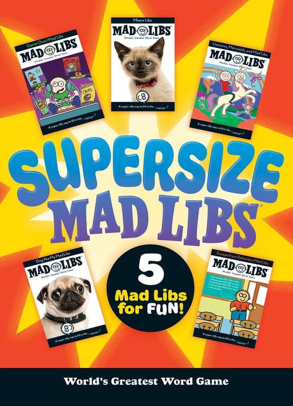 Mad Libs Supersize Mad Libs: Over 100 Stories in One!, (Paperback ...