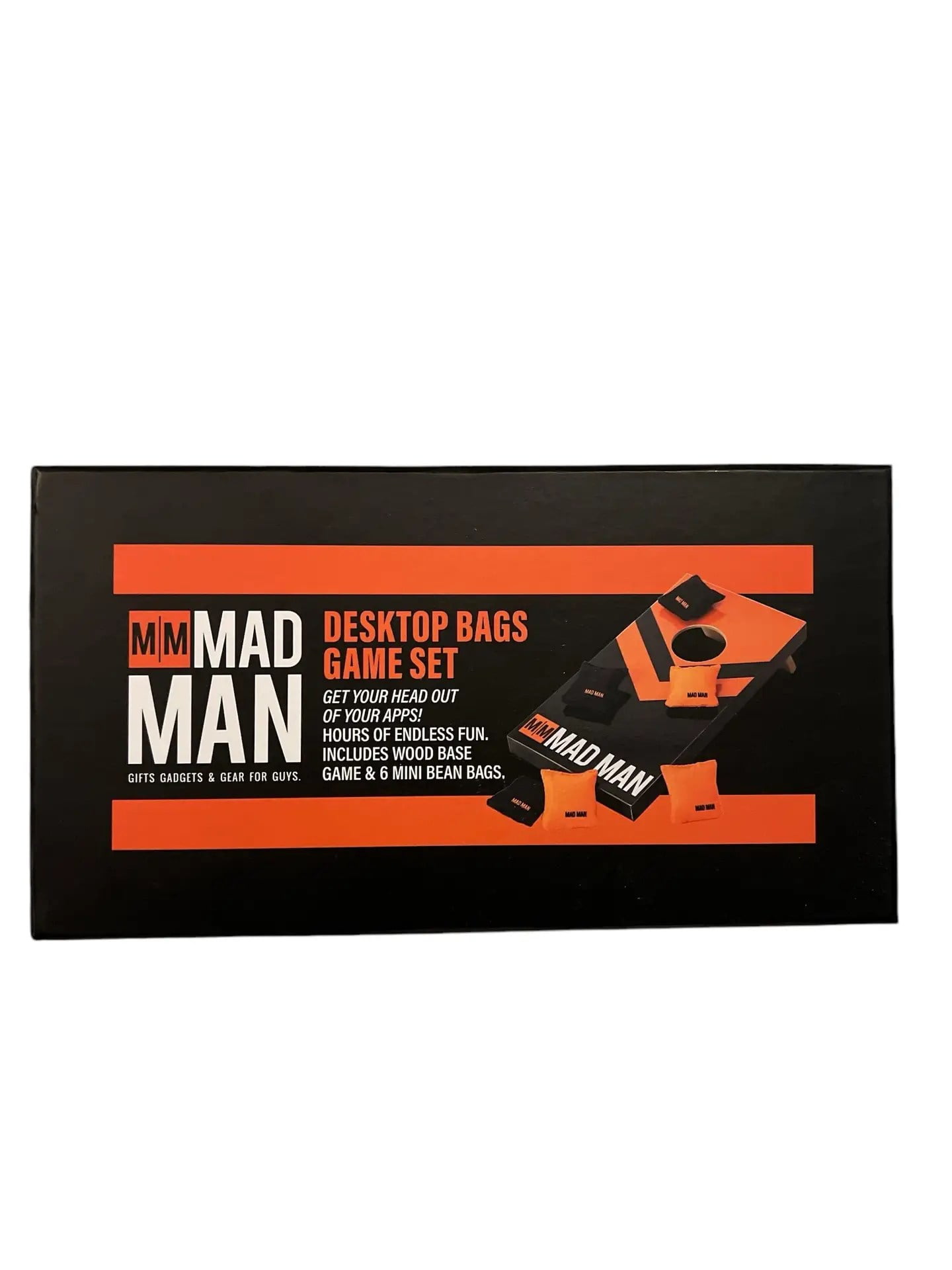 Mad Man Desktop Bags Game Set – Mini Cornhole Toss Game for Office Fun ...