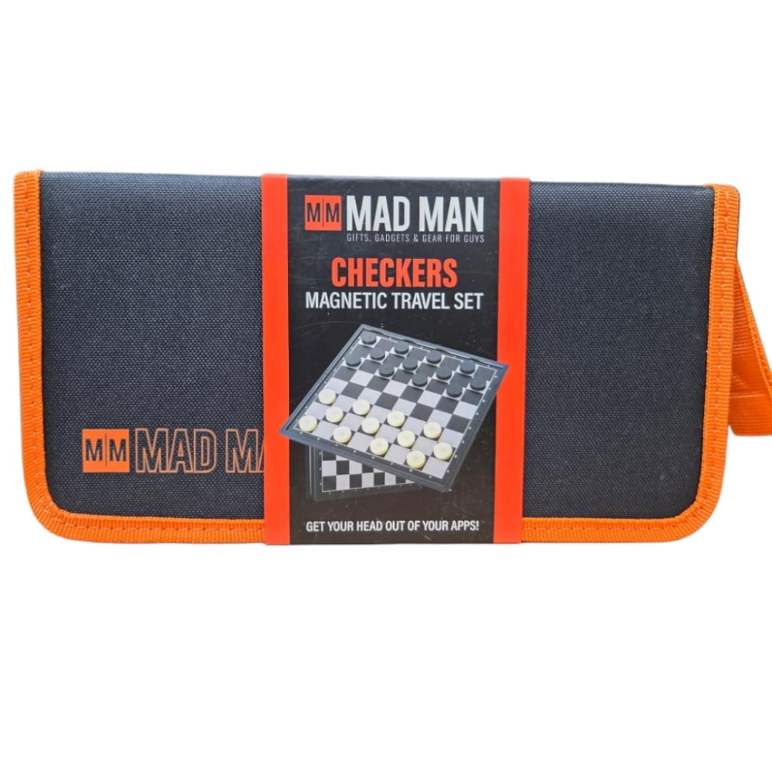 Mad Man Magnetic Travel Checkers Set - Walmart.com