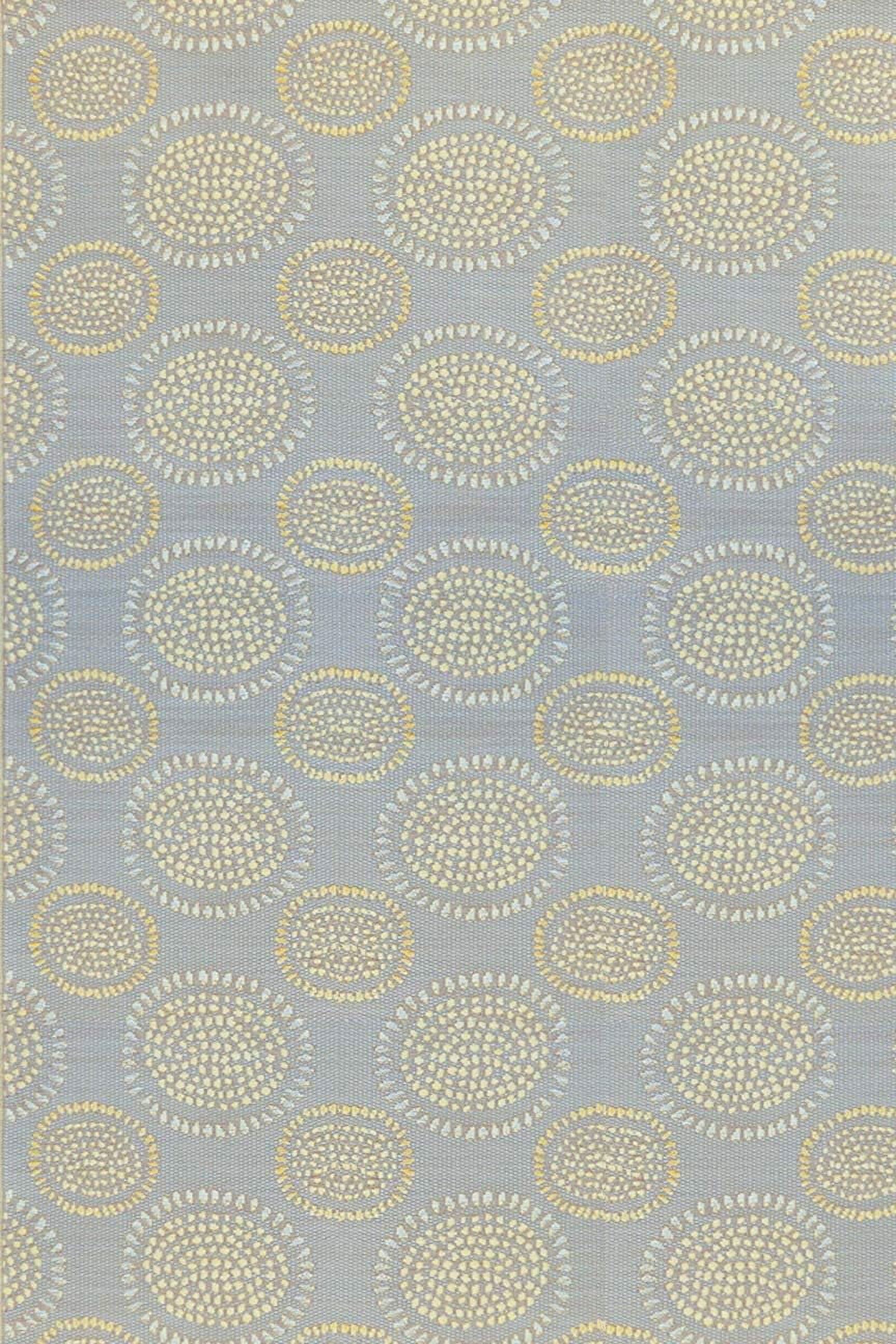 Mad Mats Abstract Outdoor Rug, Reversible Plastic Mat (Molly - Grey ...