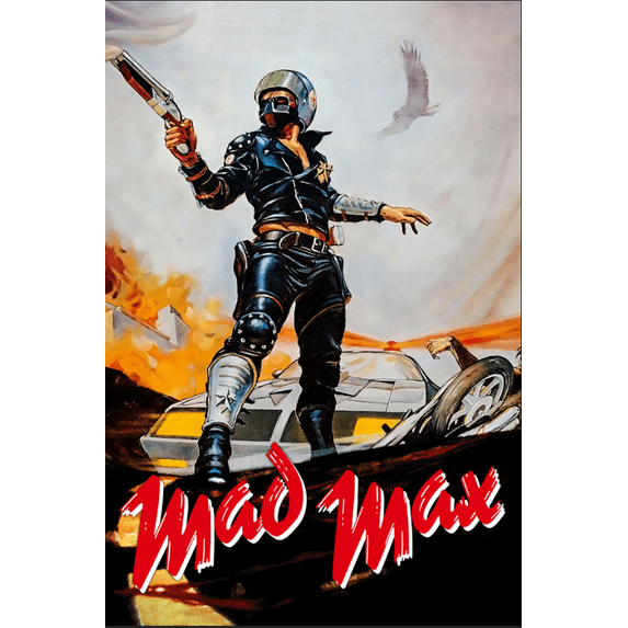 Mad Max 1979 Poster 24x36 Mel Gibson Post-Apocalyptic Action Classic ...