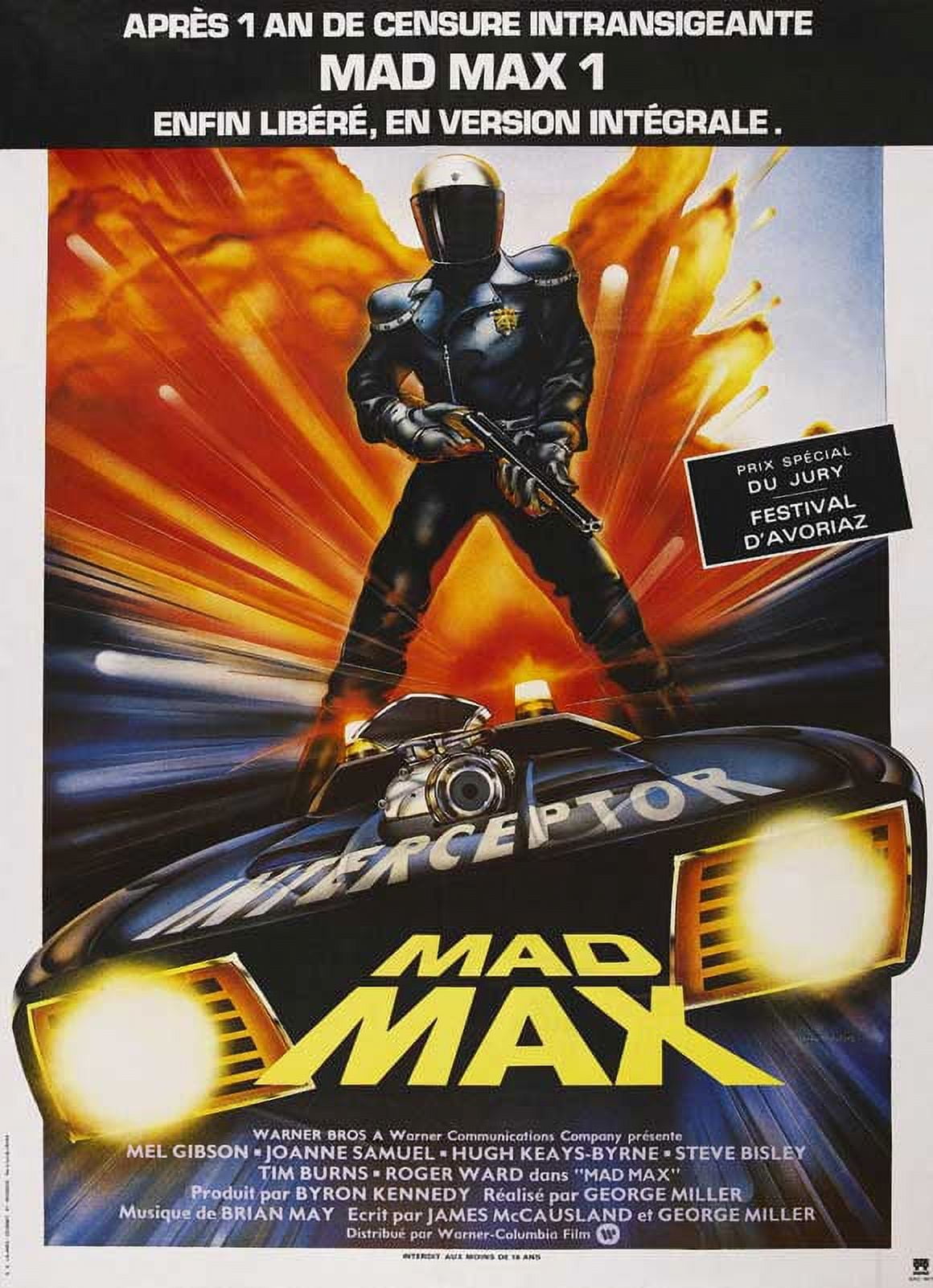 Mad Max (1980) 11x17 Movie Poster (French) - Walmart.com