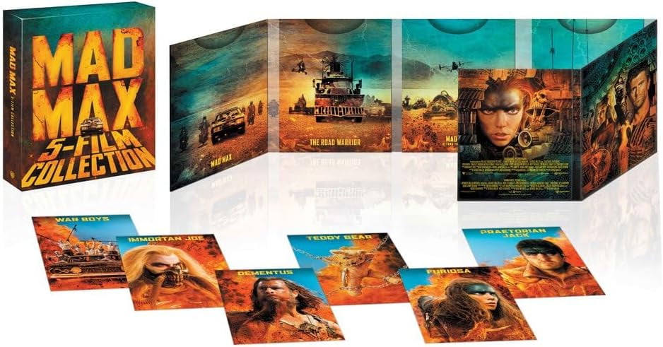 Mad Max: 5-film Ultimate Collection 4K Ultra HD + Blu-ray Region Free ...