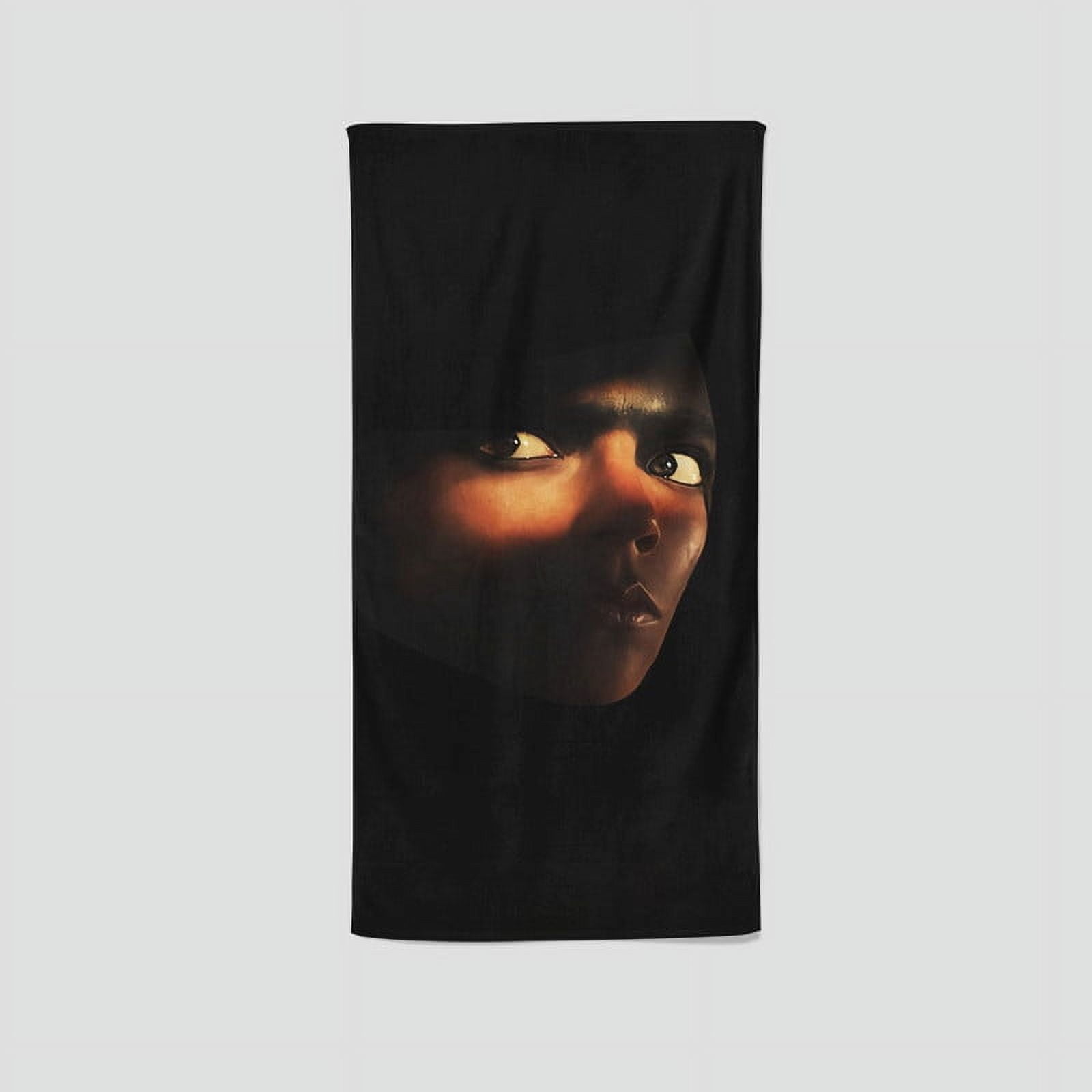 Mad Max Furiosa's one-sided towel showcases a unique design, serving as ...