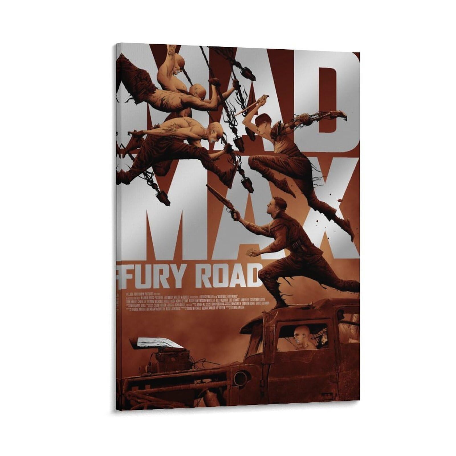 Mad Max Fury Road Canvas Art - High-Octane Action Poster, Post ...