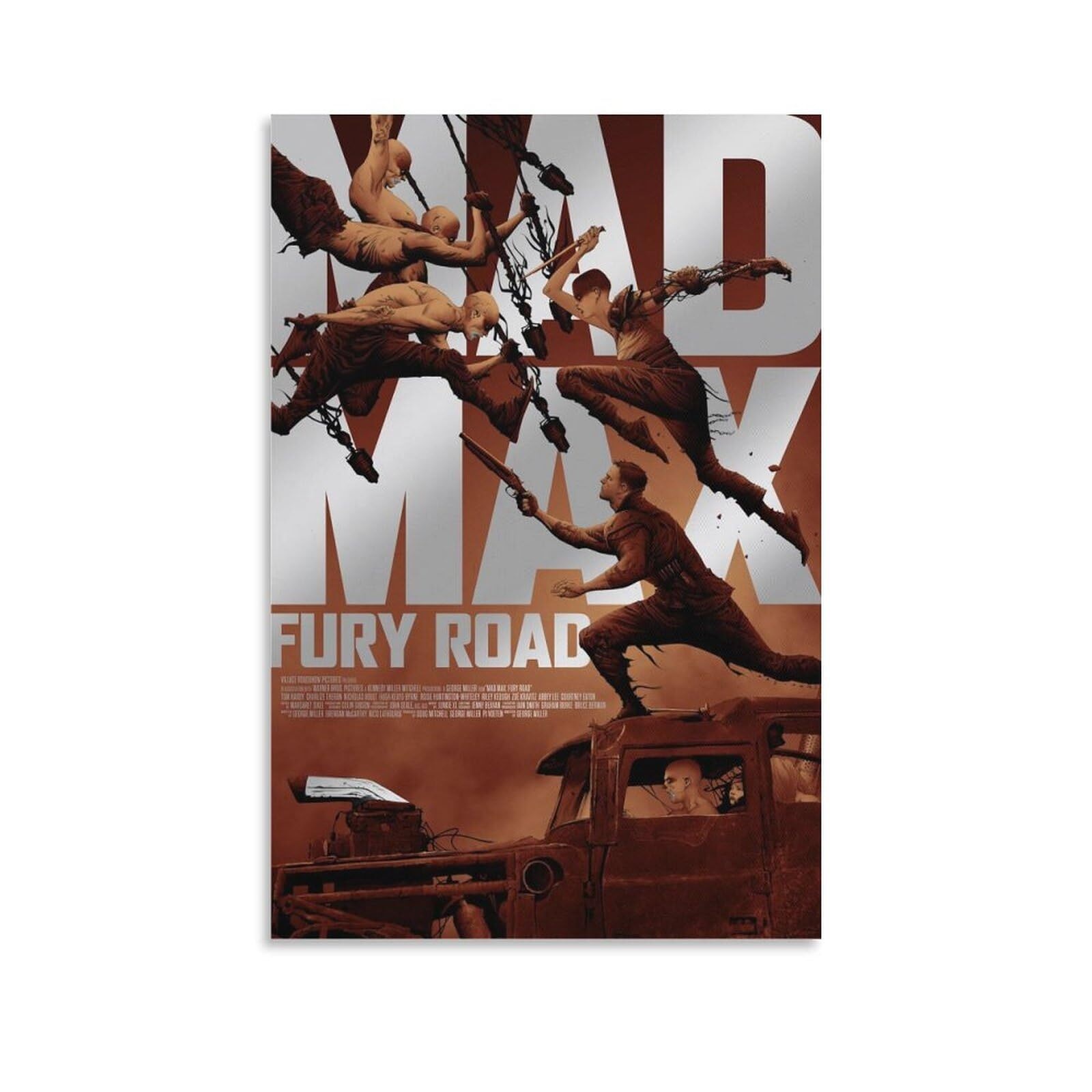 Mad Max Fury Road Canvas Art - High-Octane Action Poster, Post ...