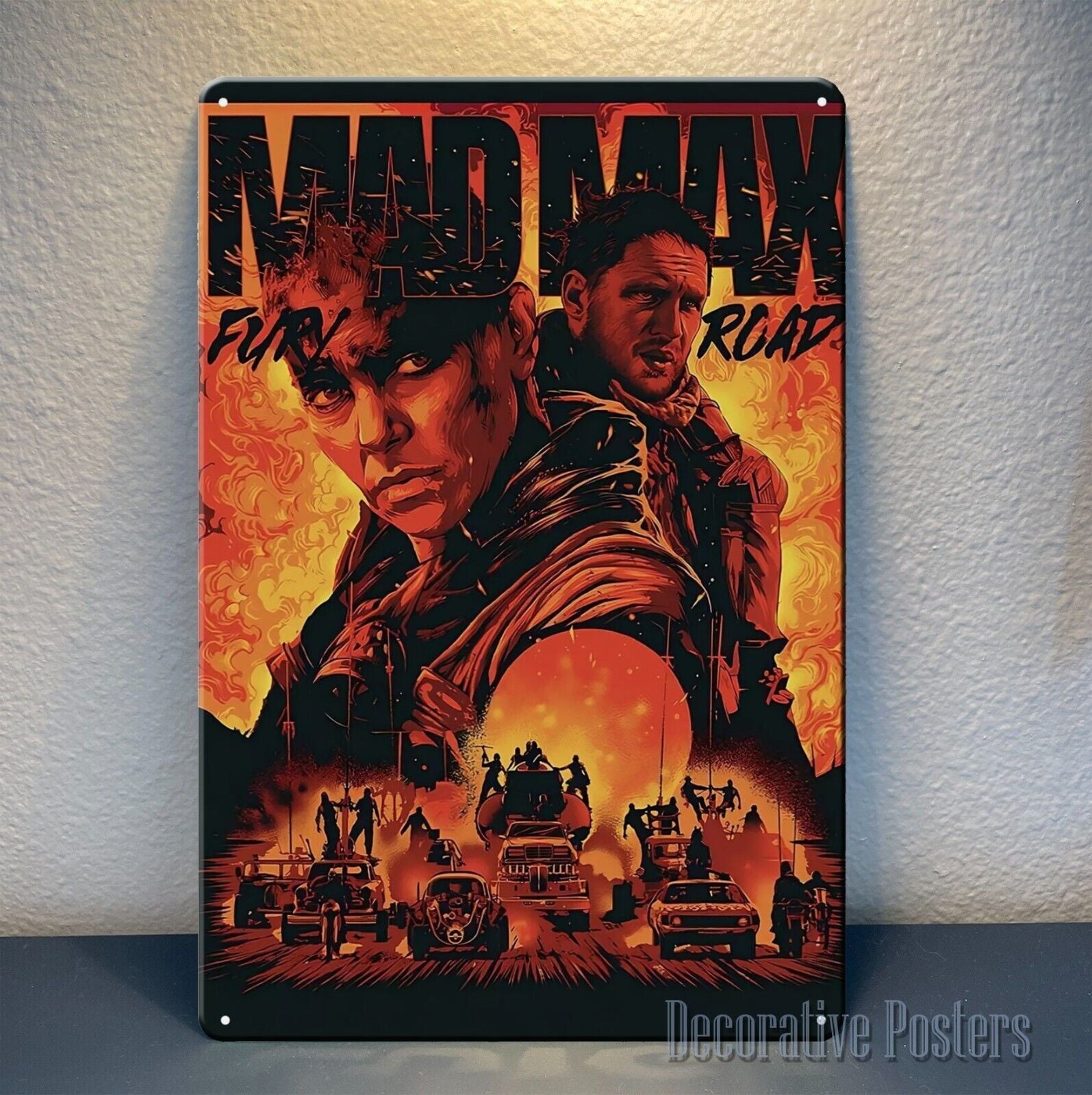 Mad Max Fury Road Movie Metal Poster Tin Sign 20x30cm Man Cave Garage ...