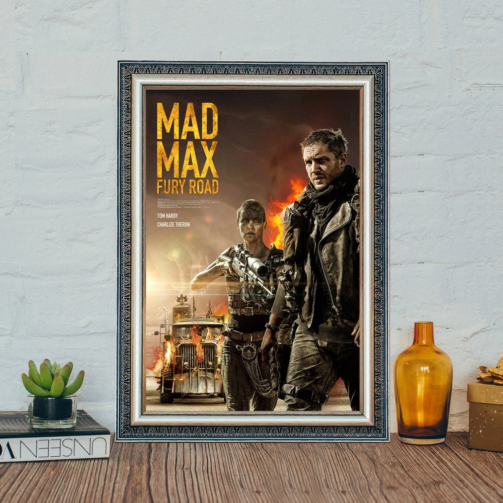 Mad Max Fury Road Movie Poster, Mad Max Fury Road Classic Vintage Movie ...