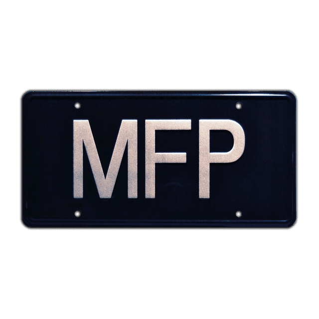 Mad Max | Main Force Patrol | MFP | Metal Stamped Replica License Plate ...