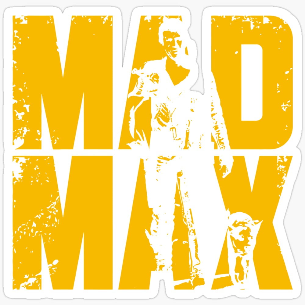 Mad Max Road Warrior Sticker Phone Decal Water Bottle Stickers Car Decals, Laptop Sticker ...