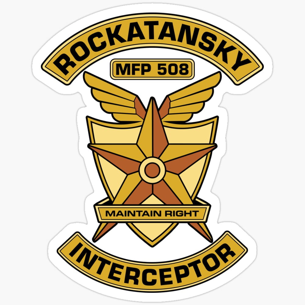 Mad Max'S Mfp Interceptor Badge Sticker Phone Decal Water Bottle ...