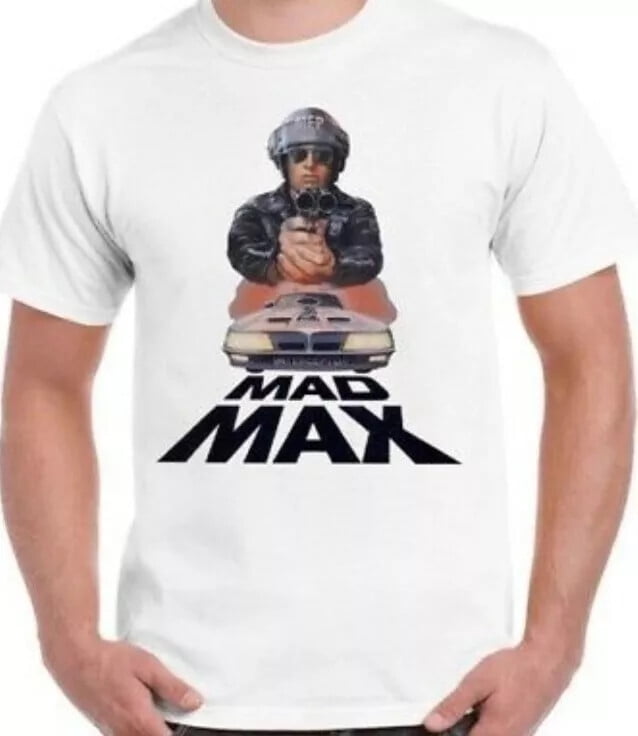 Mad Max T-Shirt MFP Interceptor Action Movie 70s 80s Retro Tee ...