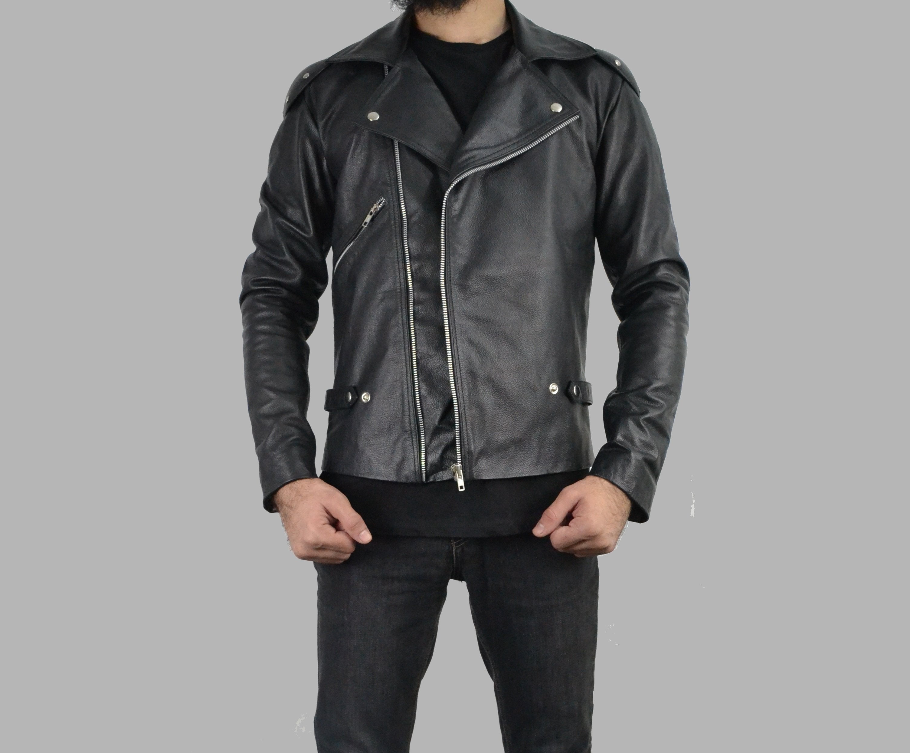 Mad Max The Rockatansky Biker Leather Jacket - Walmart.com