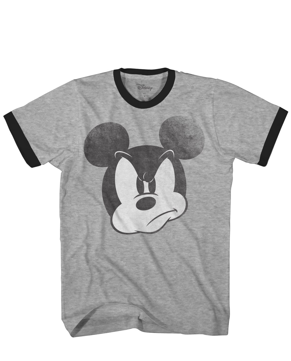Mad Mickey Mouse Ringer Graphic Classic Vintage Disneyland World