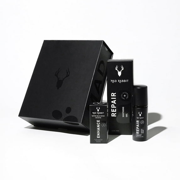 Mad Rabbit Tattoo Aftercare Kit with Wash, Soothing Gel, Mini Balm ...