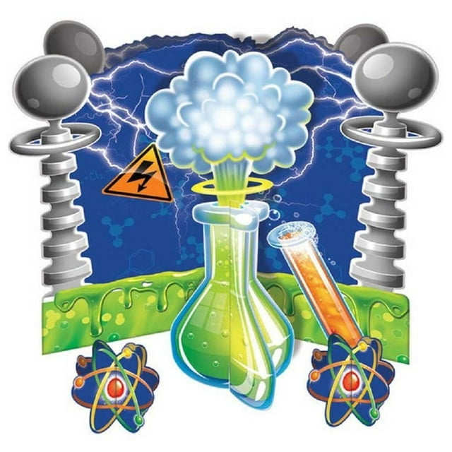 Mad Scientist Big Bang Science Kids Birthday Party Table Decoration ...