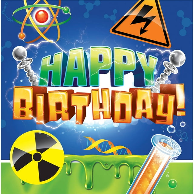 Mad Scientist Birthday Napkins, 16-Pack - Walmart.com