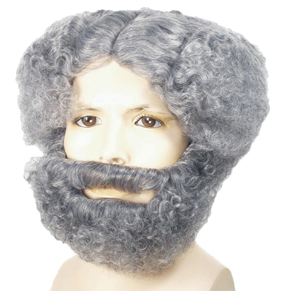 Morris Costumes Mad Scientist Wig Set - Walmart.com