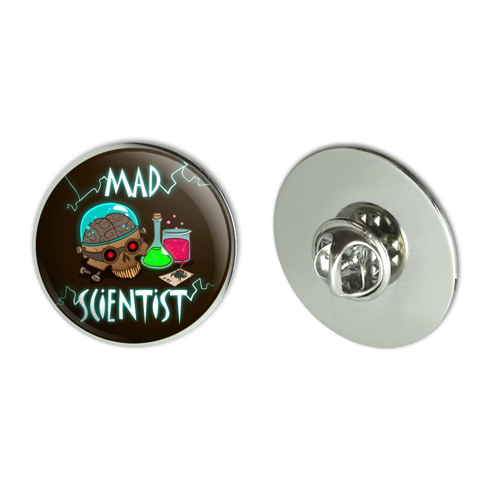 Mad Scientist with Beakers Brain Metal 1.1